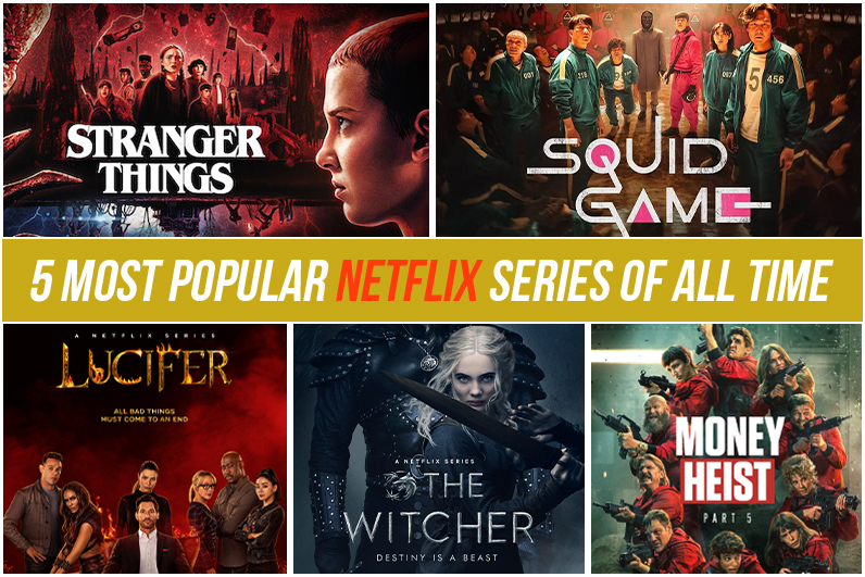 Top 5 Most Watched Netflix Series Top 5 Most Watched Netflix Series