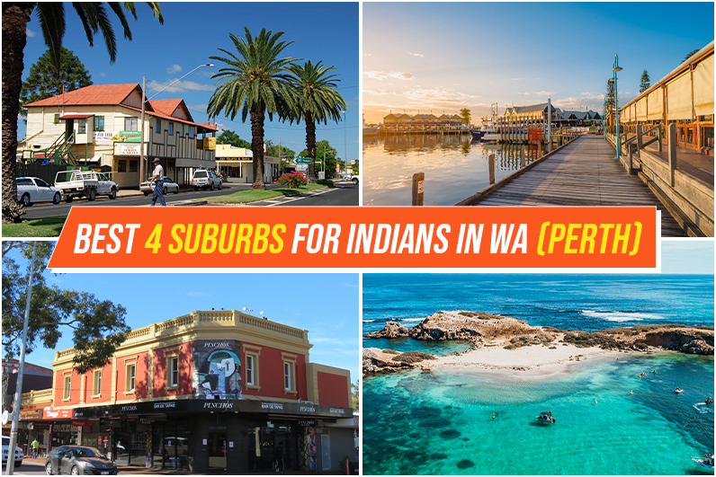 Best 4 suburbs for Indians in WA (Perth)