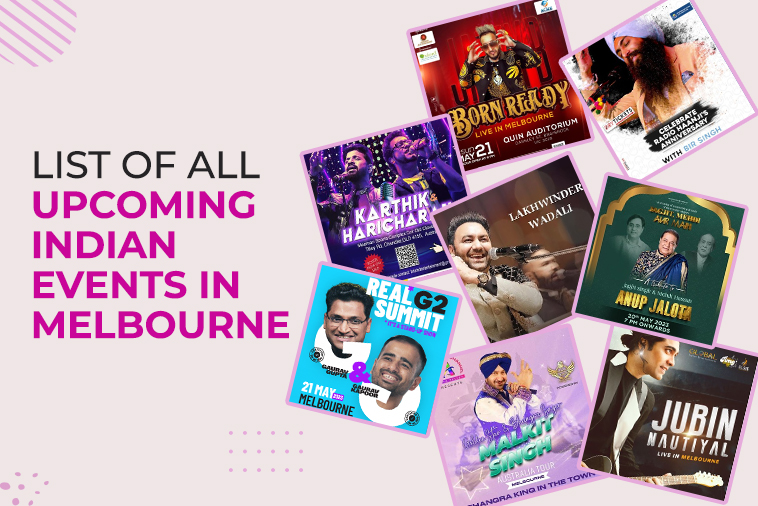 List Of All Upcoming Indian Events In Melbourne