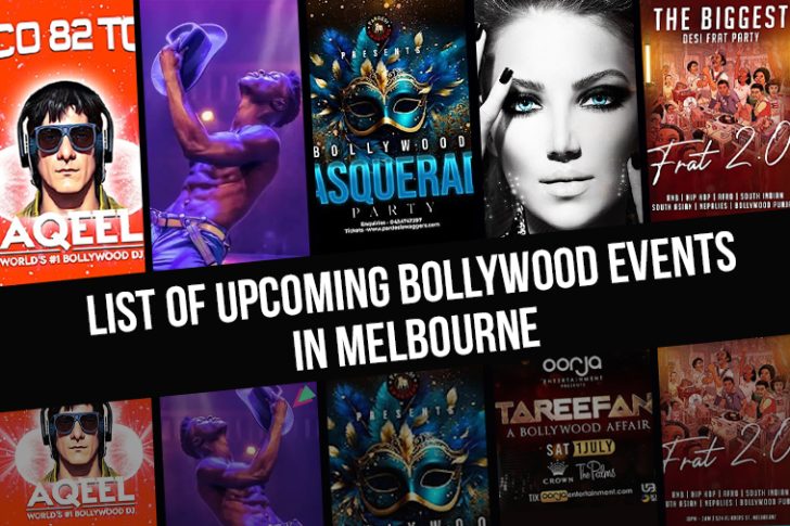 List of Upcoming Bollywood Events in Melbourne